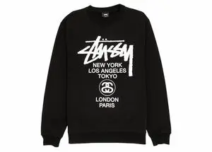 Stussy Long Sleeve Sweatshirts Hoodies For Men