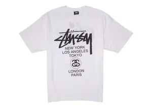 StÜssy World Tour T-shirt - White