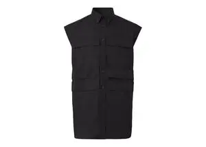 Burberry Panel Detail Sleeveless Shirt