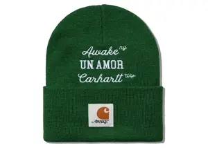 AWAKE Ny X Carhartt Wip Un Amor Beanie - Green