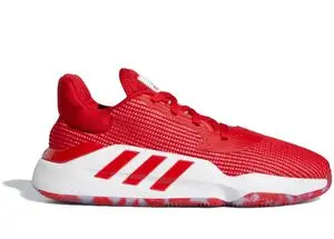 Adidas Pro Bounce 2019 Low Sneakers - Scarelet Red/cloud White