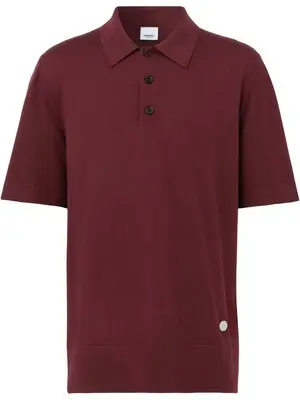 Burberry Monogram Motif Logoplaque Polo Shirt
