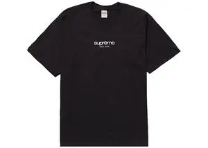 Supreme Classic Logo Tee Shirt - Black