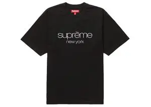 Supreme Classic Logo Short Sleeve Top - Black