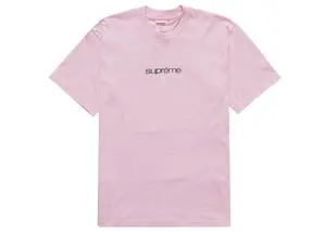 Supreme Classic Logo Tee Shirt - Light Pink