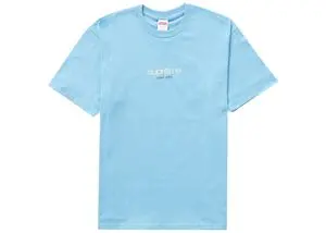 Supreme Classic Logo Tee Shirt - Light Slate