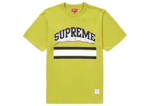 Supreme Cloud Arc Tee Shirt Heather Sulfur