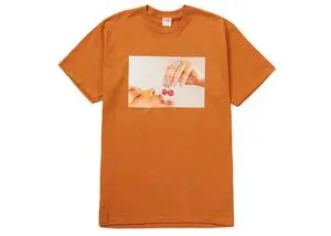 Supreme Cherries Tee Shirt - Burnt Orange