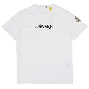AWAKE X Moncler Logo Tee Shirt - White