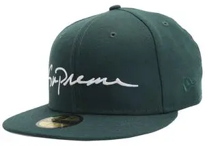 Supreme Classic Script New Era Cap - Green