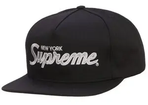 Supreme Classic Team 5-panel Cap - Black
