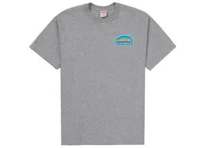 Supreme Chrome Tee Shirt - Heather Grey