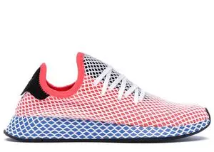 Adidas Deerupt Sneakers - Solar Red/bluebird