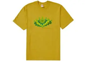 Supreme Cloud Tee Shirt Acid Yellow