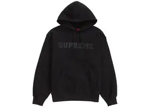 Supreme Collegiate Hooded Sweatshirt - Black