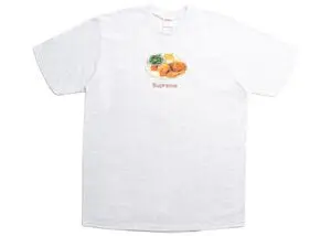 Supreme Chicken Dinner Tee Shirt - Ash Grey