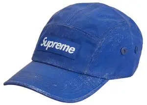 Supreme Coated Cordura Camp Cap - Royal