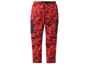 A BATHING APE Camo Military Pants - Red