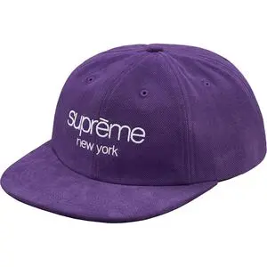 Supreme Classic Logo 6-panel Cap - Purple