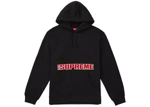 Supreme Blockbuster Hooded Sweatshirt - Black
