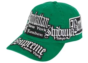 Supreme City Patches 6panel Cap - Green