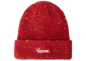 Supreme Colored Speckle Beanie - Dark Red