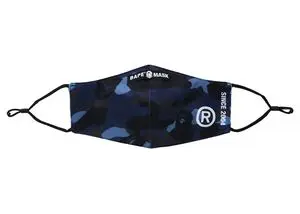 A BATHING APE Camo Mask - Blue