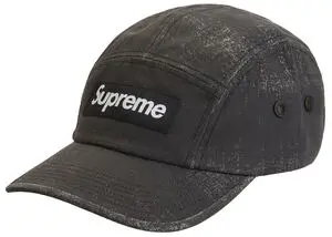 Supreme Coated Cordura Camp Cap - Black