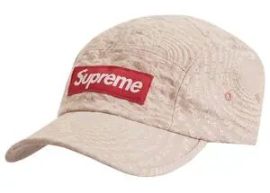 Supreme Circles Jacquard Denim Camp Cap - Brown