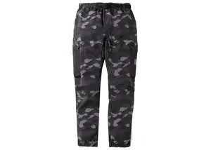 A BATHING APE Camo Military Pants - Black