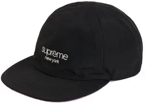 Supreme Classic Logo Reversible 6-panel Cap - Black