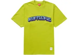 Supreme Block Arc Short Sleeve Top - Lime