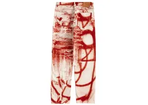 Supreme Christopher Wool Regular Jean - Red
