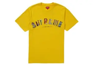 Supreme City Arc Tee Shirt - Yellow