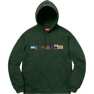 Supreme Hooded Sweatshirt - Dark Green