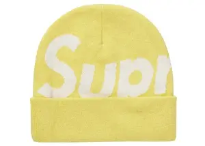 Supreme Logo Beanie - Yellow
