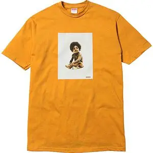 Supreme Biggie Tee Shirt - Gold