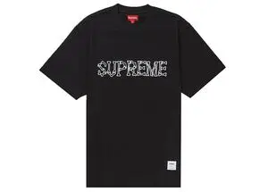 Supreme Bones Short Sleeve Top - Black