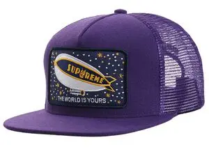 Supreme Blimp Mesh Back 5-panel Cap - Purple