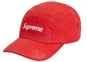 Supreme Coated Cordura Camp Cap - Red
