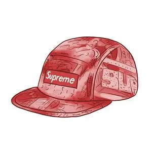 Supreme Bling Camp Cap