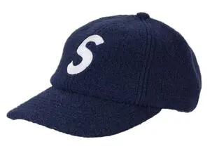 Supreme Boiled Wool Baseball Cap - Navy