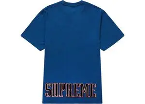 Supreme Contrast Appliqué Short Sleeve Top