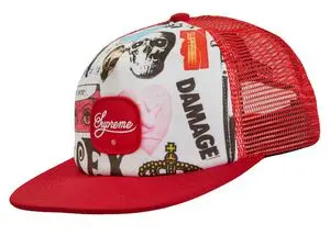 Supreme Blood Lust Mesh Back 5panel Cap - Red