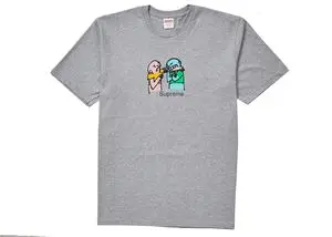 Supreme Bite Tee Shirt - Heather Grey