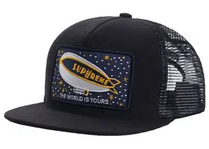 Supreme Blimp Mesh Back 5-panel Cap - Black