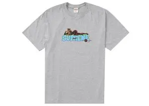 Supreme Catwoman Tee Shirt - Heather Grey