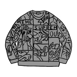 Supreme Cartoon Sweater