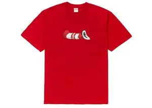Supreme Cat In The Hat Tee Shirt - Red