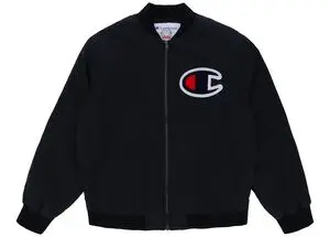 Supreme Champion Blocked Jacket - Black